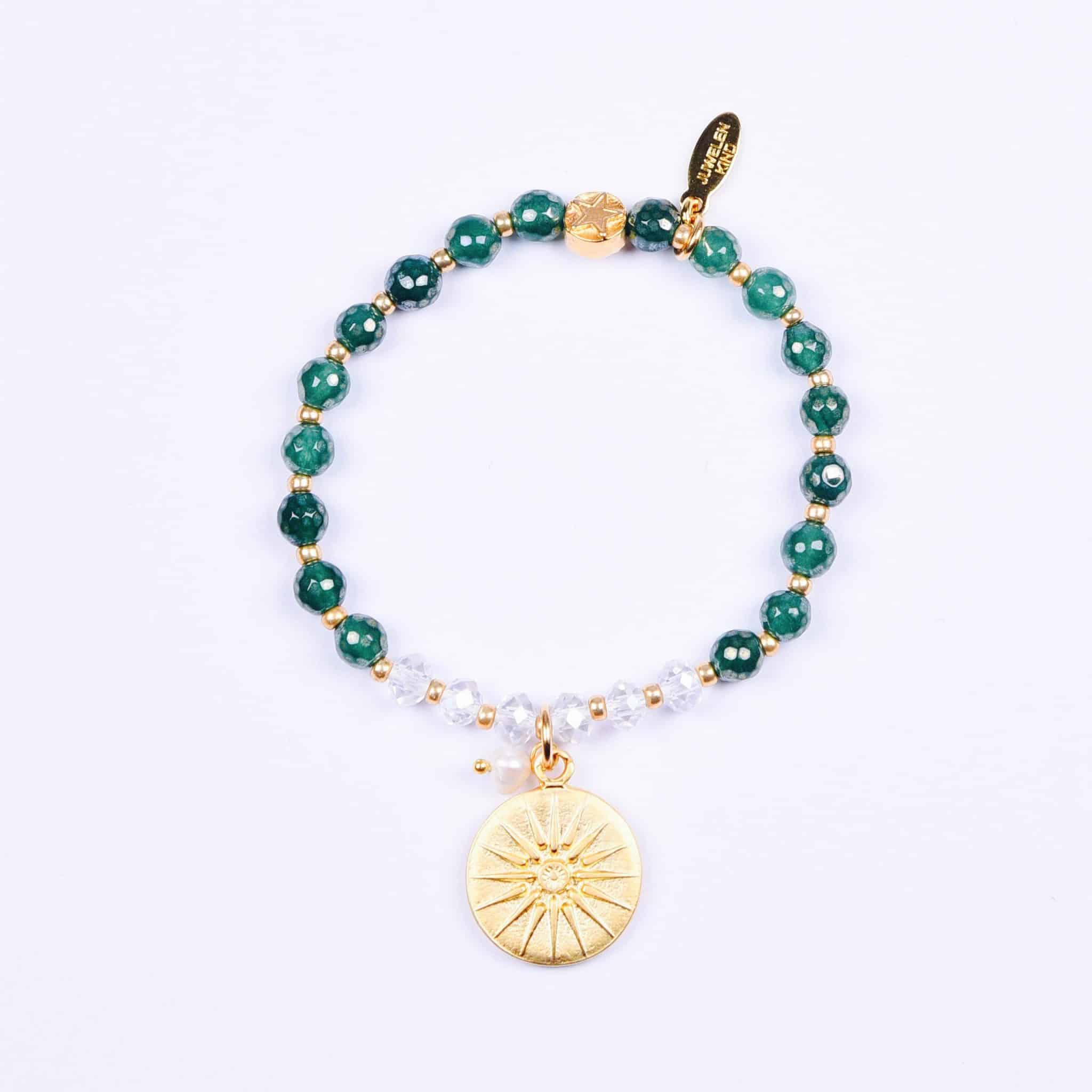 Stylisches Perlenarmband „Amy“ Süsswasserperlen mit afrikanischem und ...